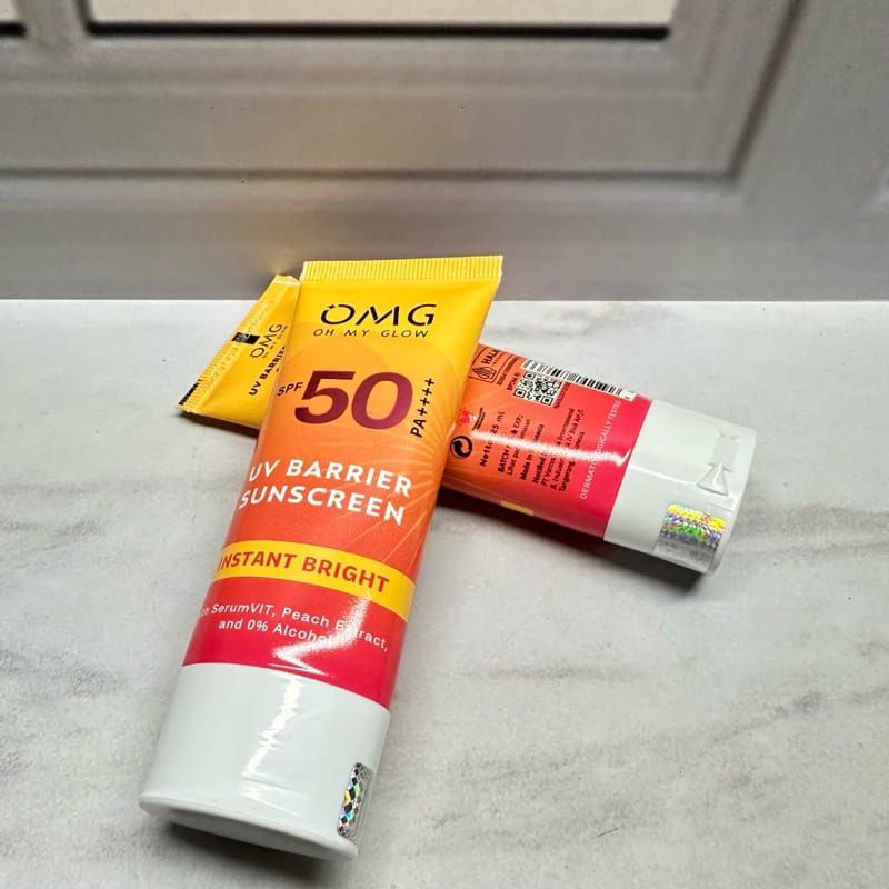 Jual OMG UV BARRIER SUNSCREEN SPF+++ 25ML | Shopee Indonesia