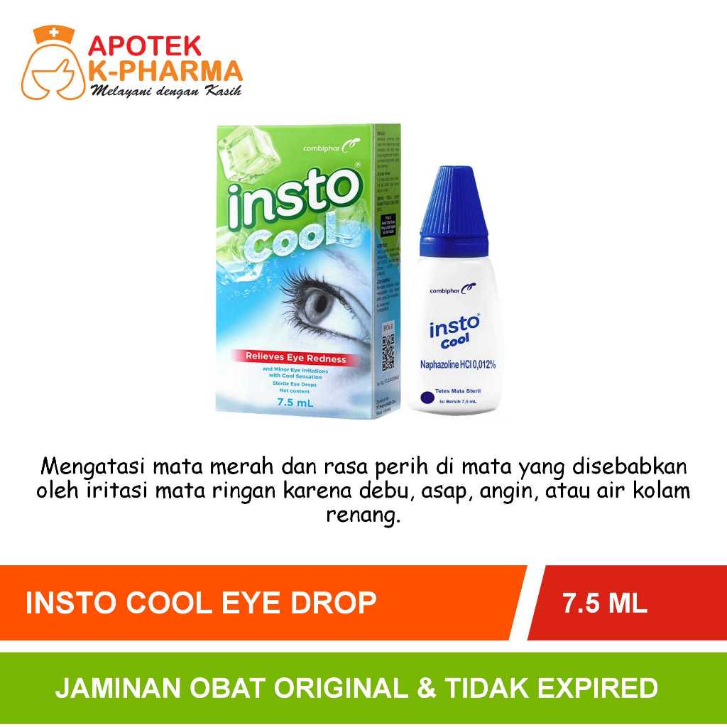 Jual Insto Cool Drop Isi 7,5ml Original | Shopee Indonesia