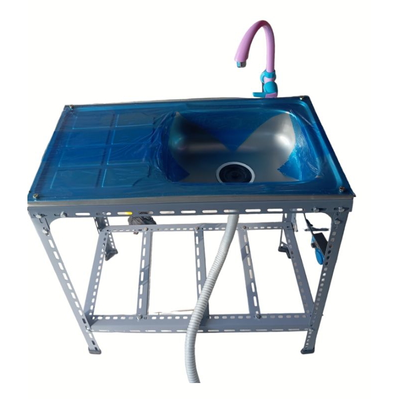 Jual Wastafel portable cuci piring/kitchen sink bak cuci piring fullset ...