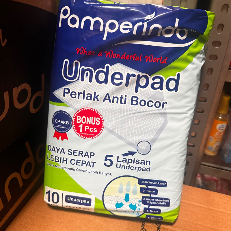 Jual Pamperindo Underpads 60x90cm isi 10pcs | Shopee Indonesia