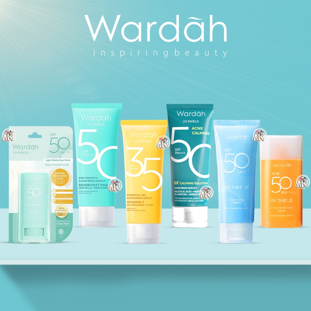 Jual WARDAH SUNSCREEN / SUN BATTLE / SUN PROTECTION SPF 30-50++ SERIES ...
