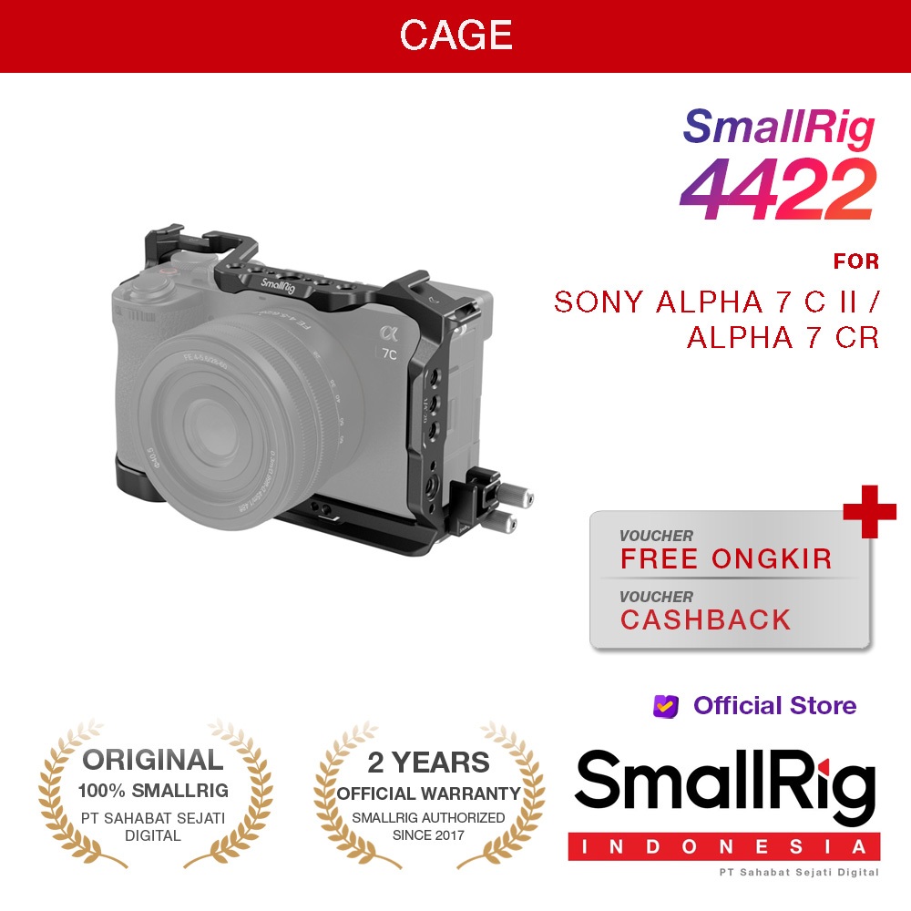 Jual Smallrig Cage Kit for Sony Alpha 7 C II / Alpha 7 CR 4422 A7CII ...