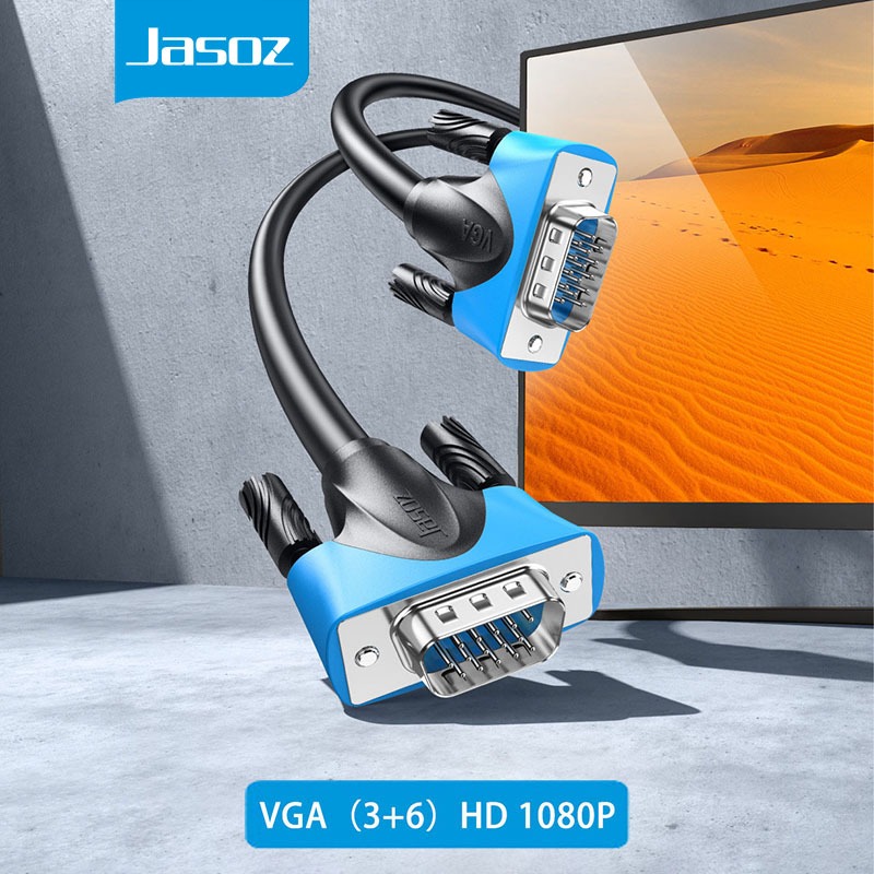 Jual Jasoz 1M-10M Kabel VGA Male to Male Premium Shielded1080P VGA ...