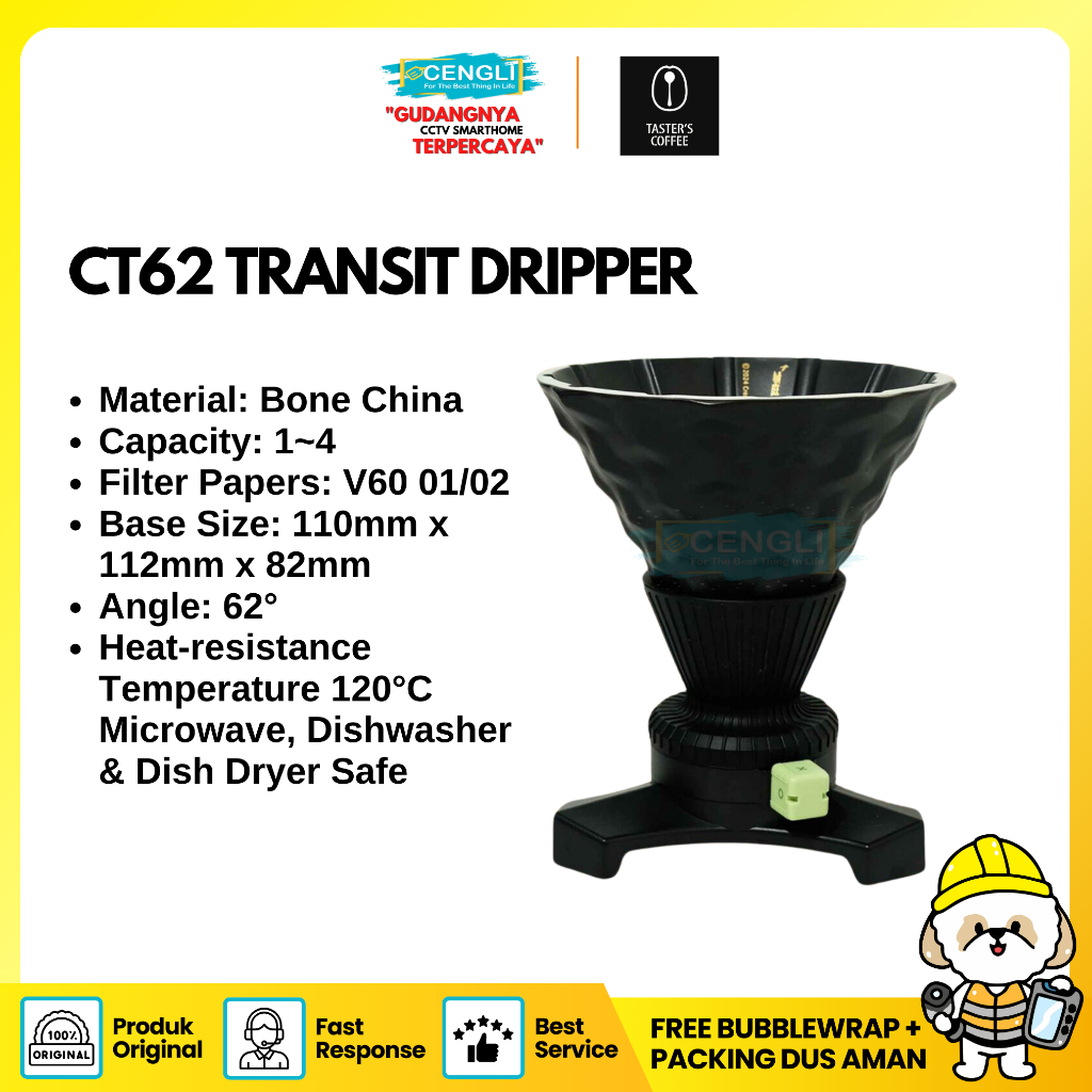 Jual Taster's Coffee Dripper CT62 Transit Dripper Tasters Coffee Alat Seduh Kopi | Shopee Indonesia