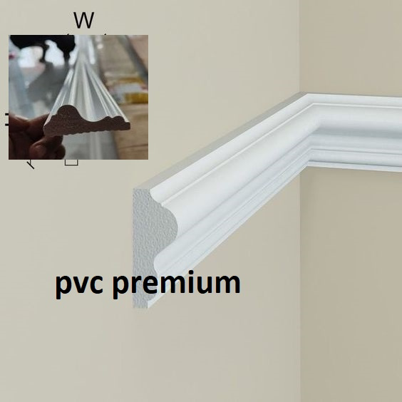 Jual list molding SABUK 4 cm x 3m bahan pvc | Shopee Indonesia