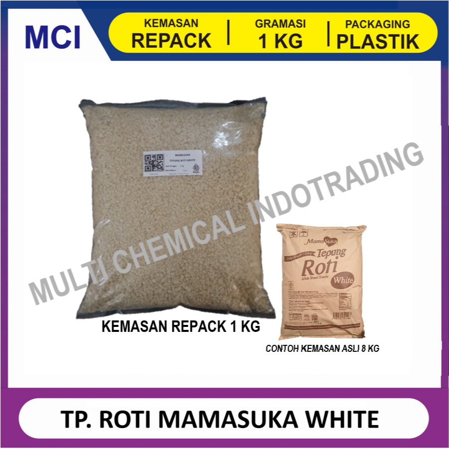 Jual Tepung Roti Putih Mamasuka White Bread Crumb Mama Suka Repack 1 Kg Shopee Indonesia
