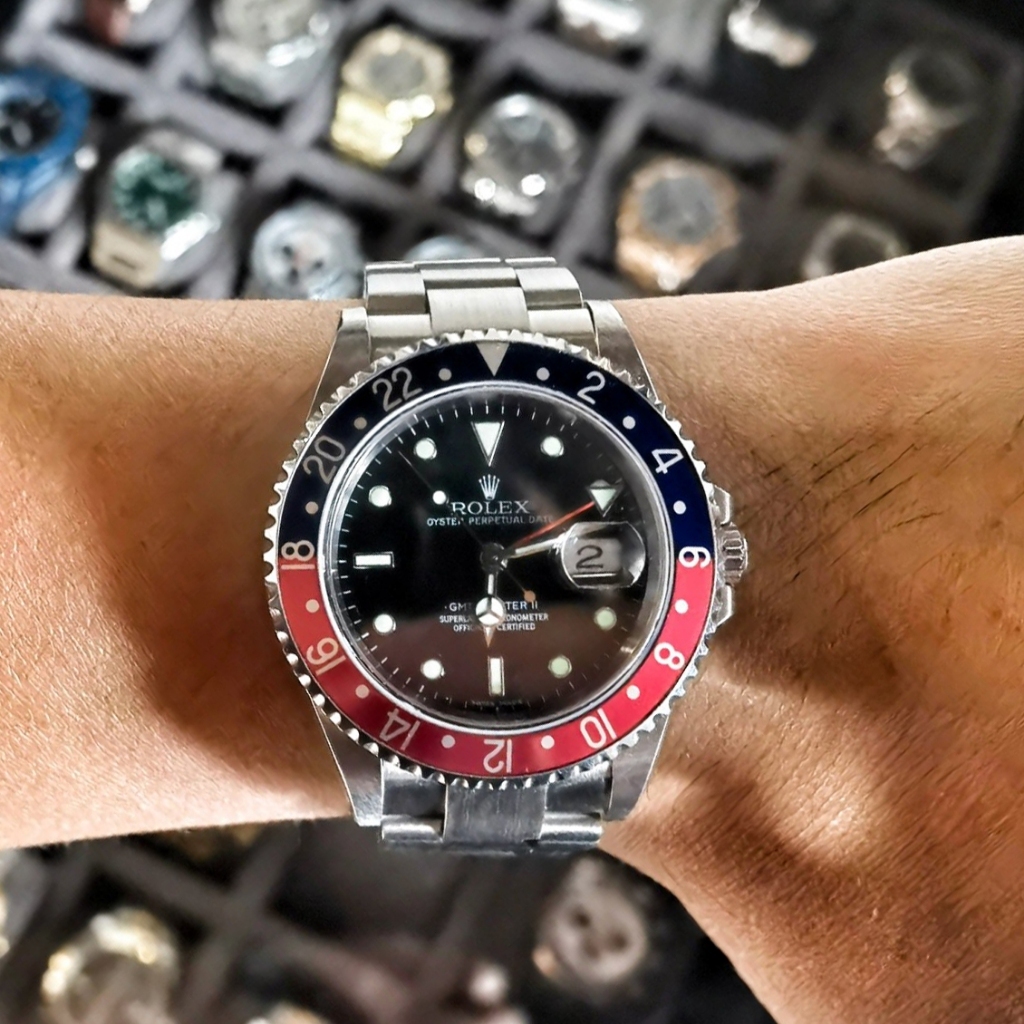 Jual [100%ASLI ]Original ROLEX Emas putih 18 karat Jenis kalender kaca ...