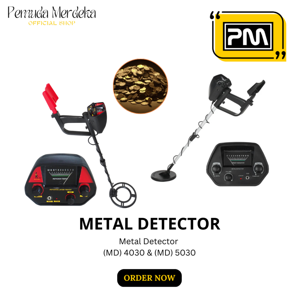 Jual Alat Deteksi Logam Emas Perak Metal Detector MD-4030 MD-5030 ...