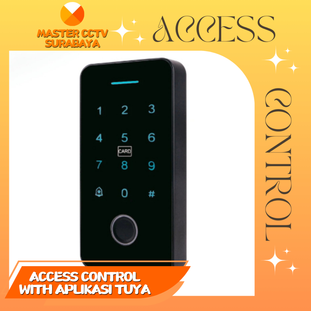 Jual LOCK Smart Door Access Control PIN Fingerprint Kunci Pintu Pintar ...