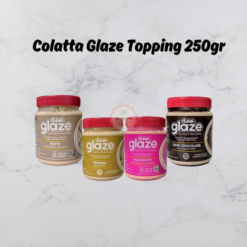 Jual Glaze Colatta 250gr/Dip Glaze/topping glaze/colatta glaze/Glaze ...