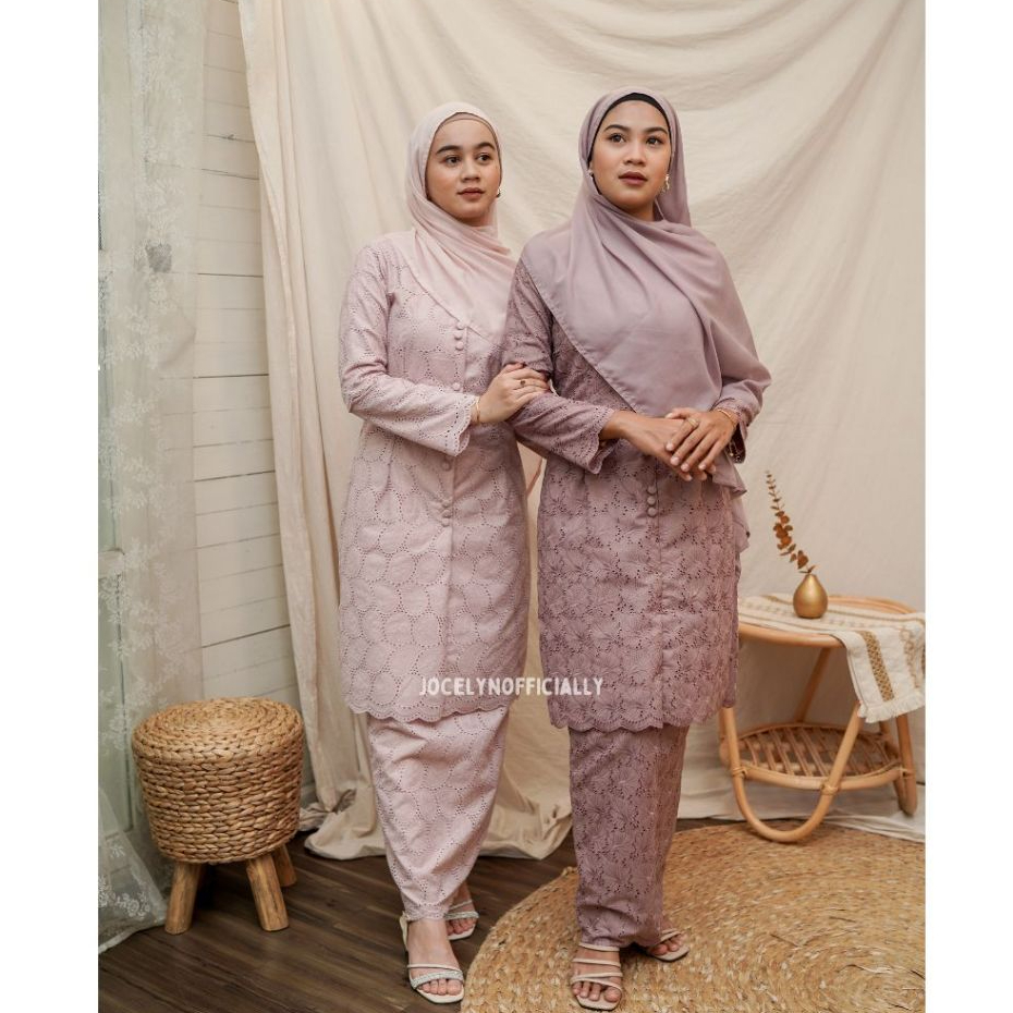 Jual DASHA ONE SET NEW MOTIF KATUN BORDIR BAJU KURUNG TERBARU BUSANA ...