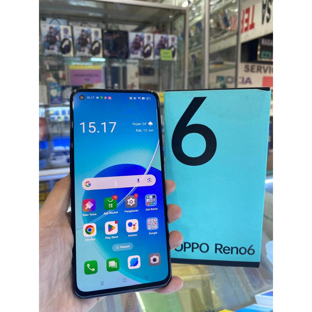 Jual OPPO RENO 6 RENO6 8/128GB SECCOND SEKEN BEKAS RAM 8 INTERNAL 128 ...