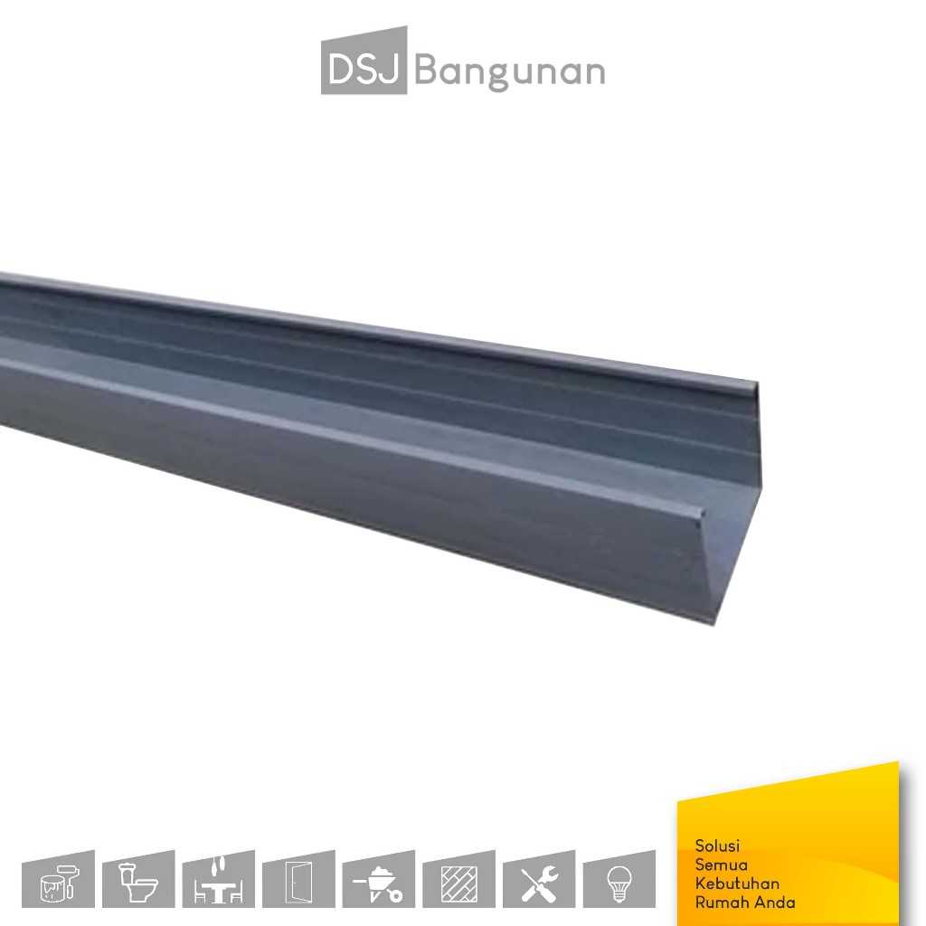 Jual Talang Air PVC Kotak / GP / Gutter Profile / Buangan Air Hujan ...