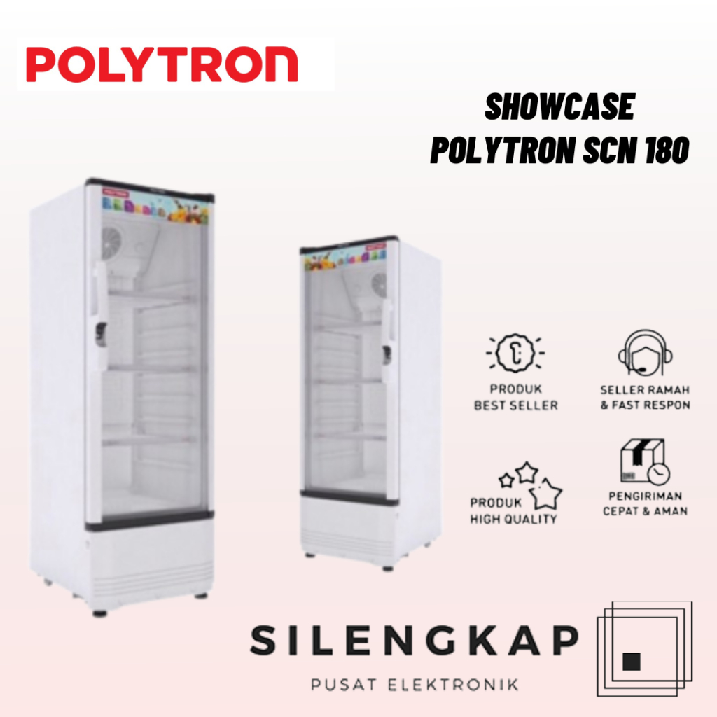 Jual POLYTRON SCN 180 L Showcase [180 L] | Shopee Indonesia
