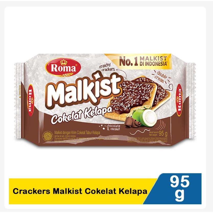 Jual Roma Crackers Malkist Abon / Sweet Malkist / Belgian Style Cokelat ...