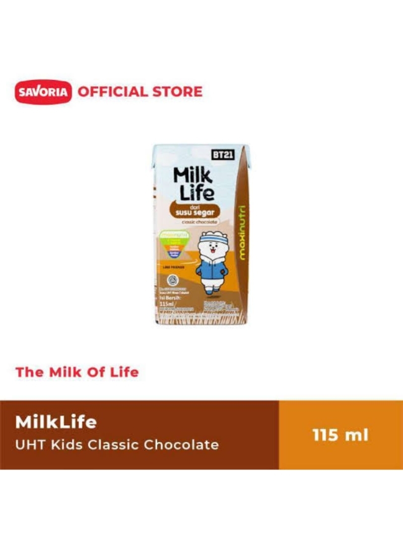 Jual SUSU UHT MILK LIFE KIDS 115ml BT21 | Shopee Indonesia
