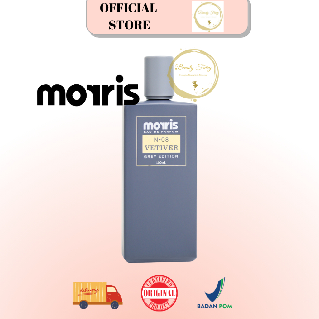 Jual MORRIS Eau De Parfum Grey Edition VETIVER 100ml | Shopee Indonesia