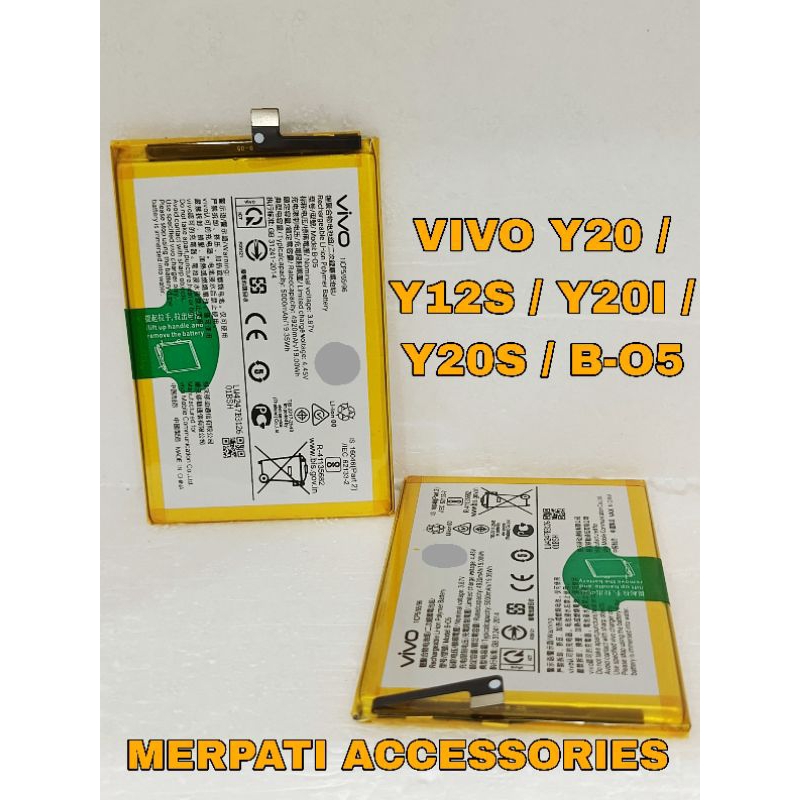 Jual BATERAI / BATRAI / BATRE / BATTERY VIVO Y20 / Y12S / Y20I / Y20S ...