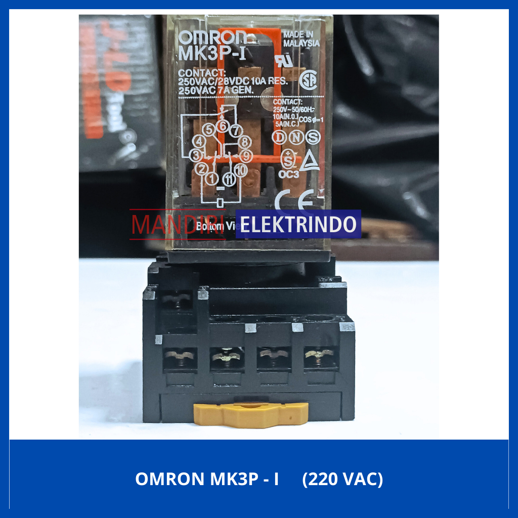Jual OMRON RELAY MK3P - I (220 VAC) | Shopee Indonesia