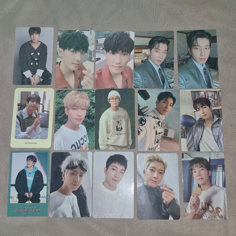 Jual OFFICIAL PHOTOCARD PC SEVENTEEN WONWOO | Shopee Indonesia