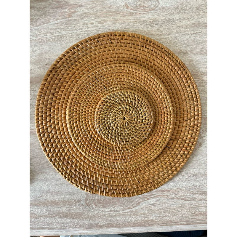 Jual Placemat rotan bali | Coaster Rotan Ate | Alas Makan Estetik ...