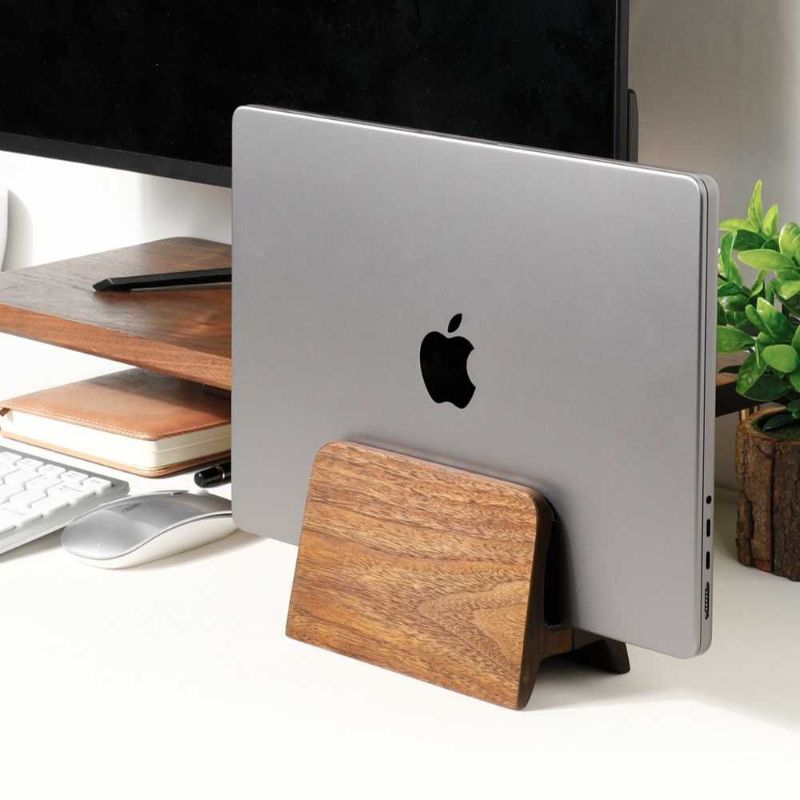 Jual Vertical Laptop Single Slot | Macbook Holder Stand | Vertical ...
