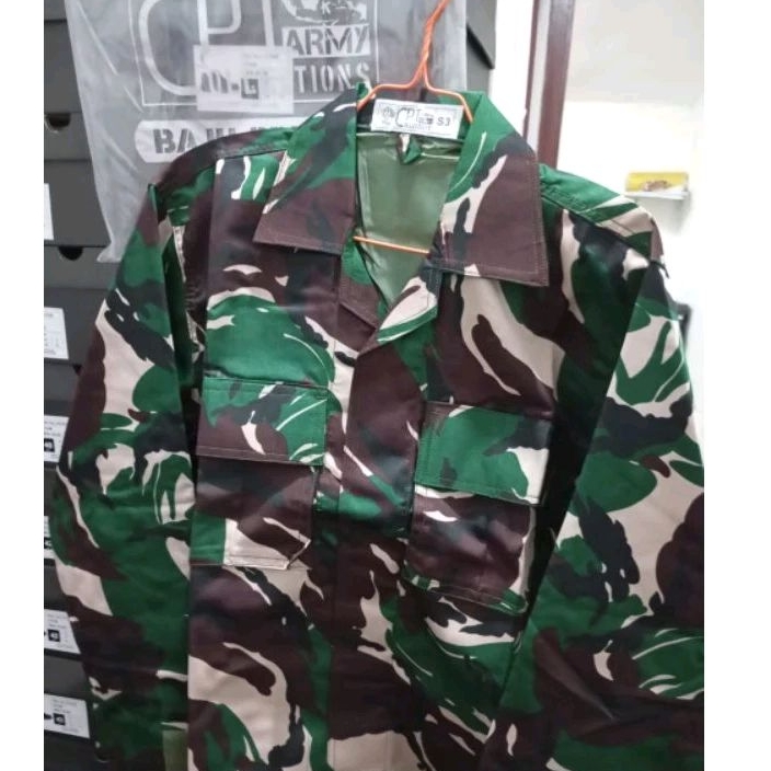 Jual Baju PDL TNI Bahan Balotelli | Shopee Indonesia