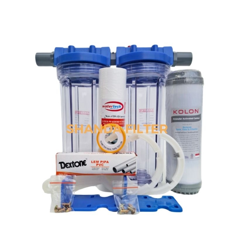 Jual Paket Filter Air 2 Tahap Untuk Air Pam/Keruh Siap Pakai (Puretrex ...