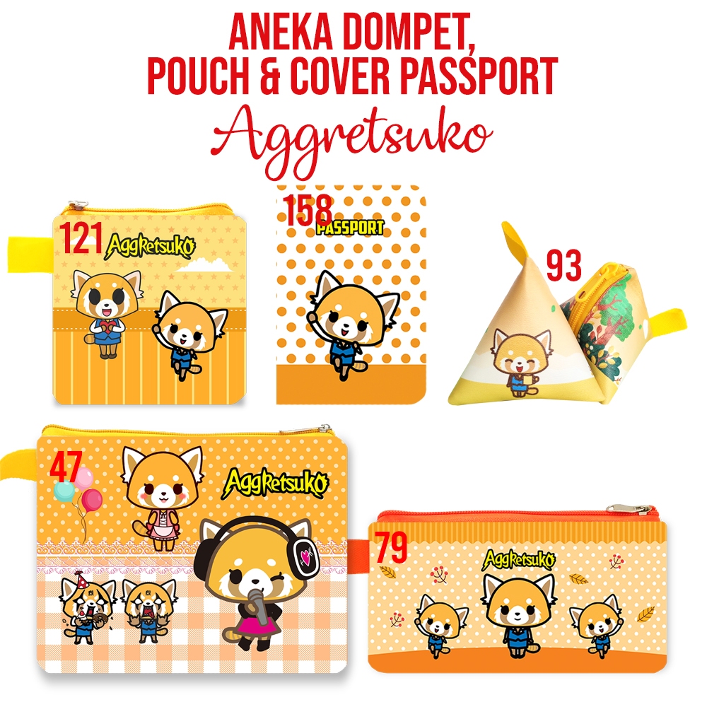 Jual AggRetsuko Sanrio Dompet Mini Wallet Case Pouch Sling Bag Tas ...