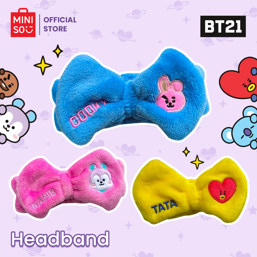 Jual Miniso x BT21 Collection Ikat Kepala Aksesoris Rambut Headband ...