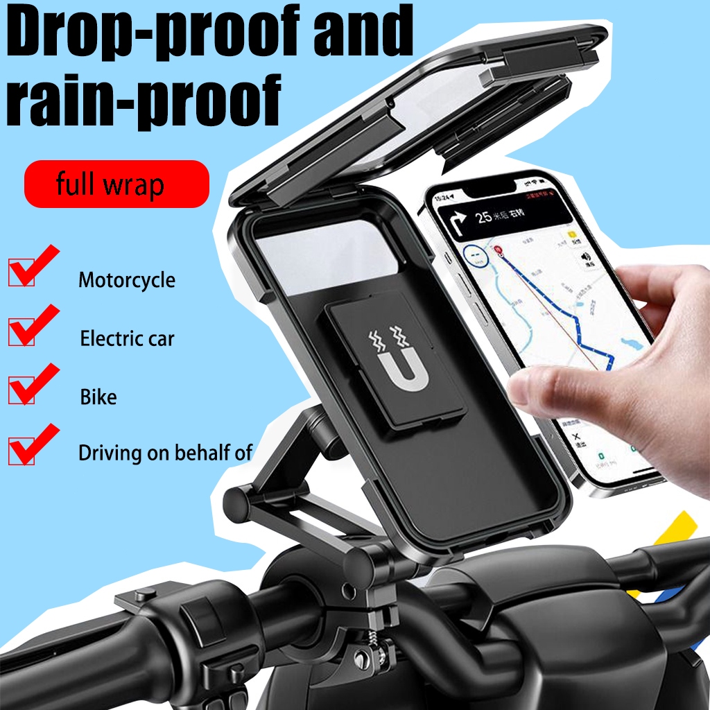 Jual Holder Hp Motor Waterproof Phone Holder Motor Anti Air Kuat Kokoh ...