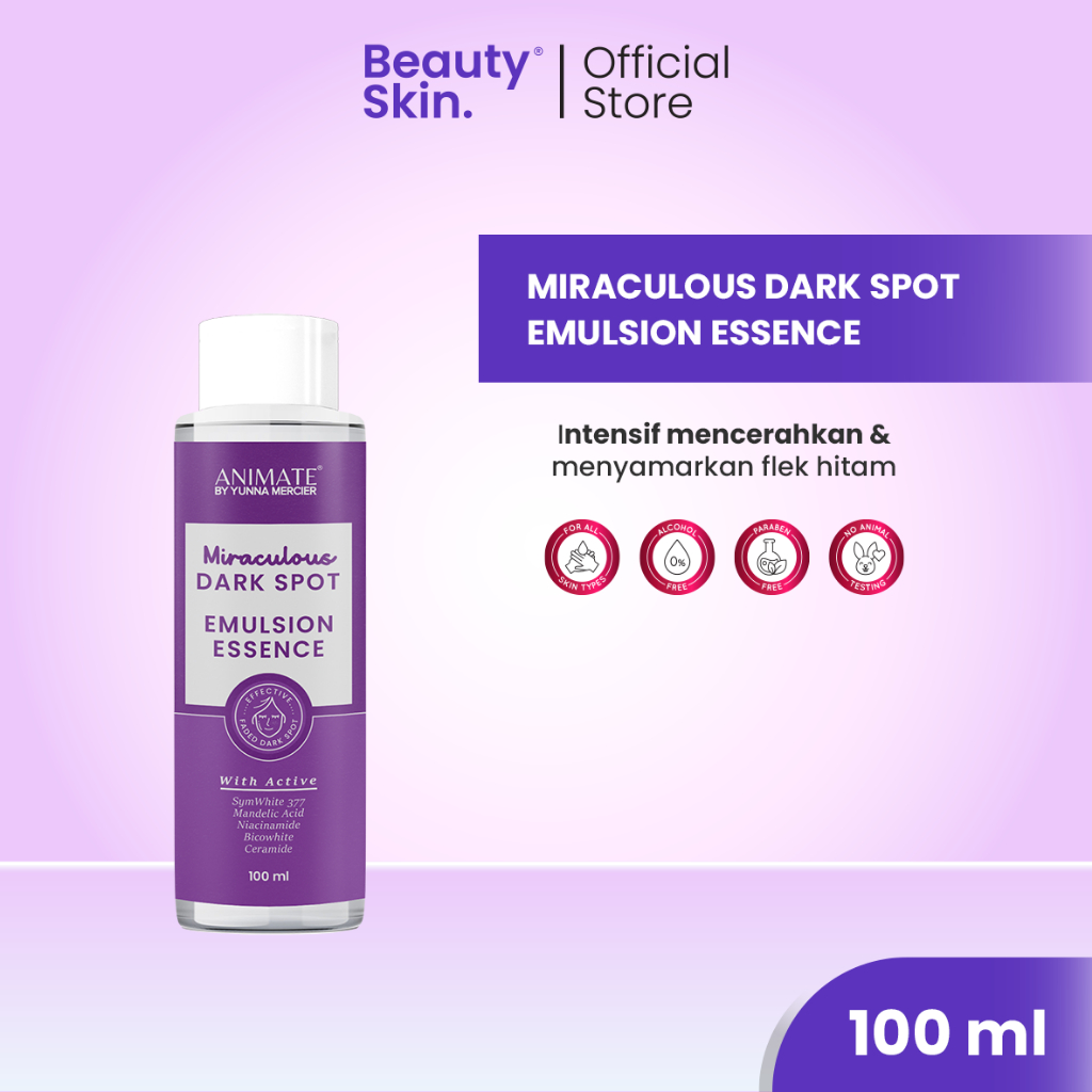 Jual Animate Miraculous Dark Spot Emulsion Essence 100 ml | Shopee ... Jual Animate Miraculous Dark Spot Emulsion Essence 100 ml | Shopee ...