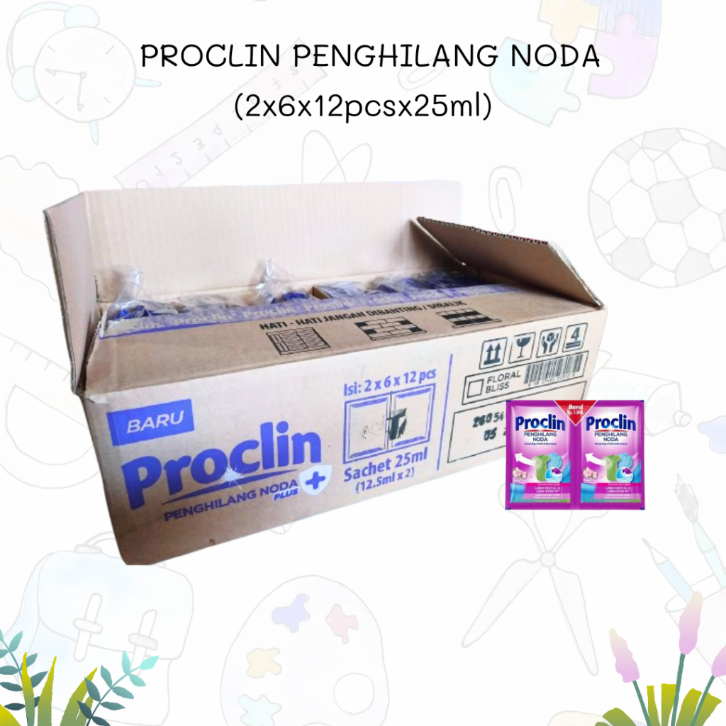 Jual PROCLIN SACHET PENGHILANG NODA 25ml (1Karton) | Shopee Indonesia