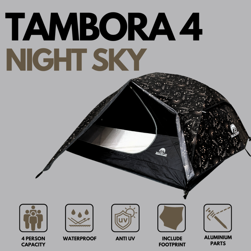 Jual Tenda Camping BIGADVENTURE Series Tambora Reborn Kapasitas 4P ...