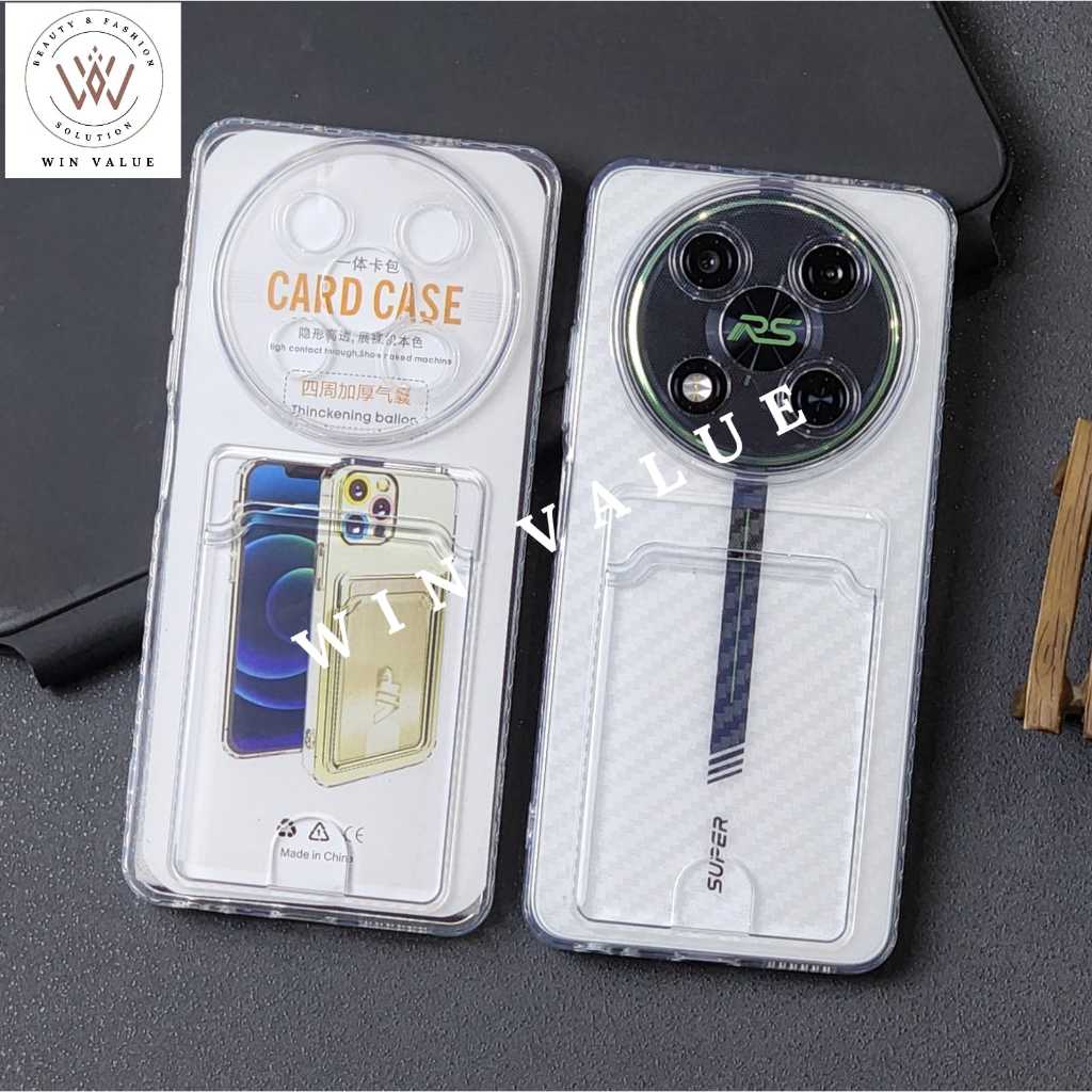 Jual Itel Rs4 Clear Card Case Slot Kartu Case Itel Rs4 | Shopee Indonesia