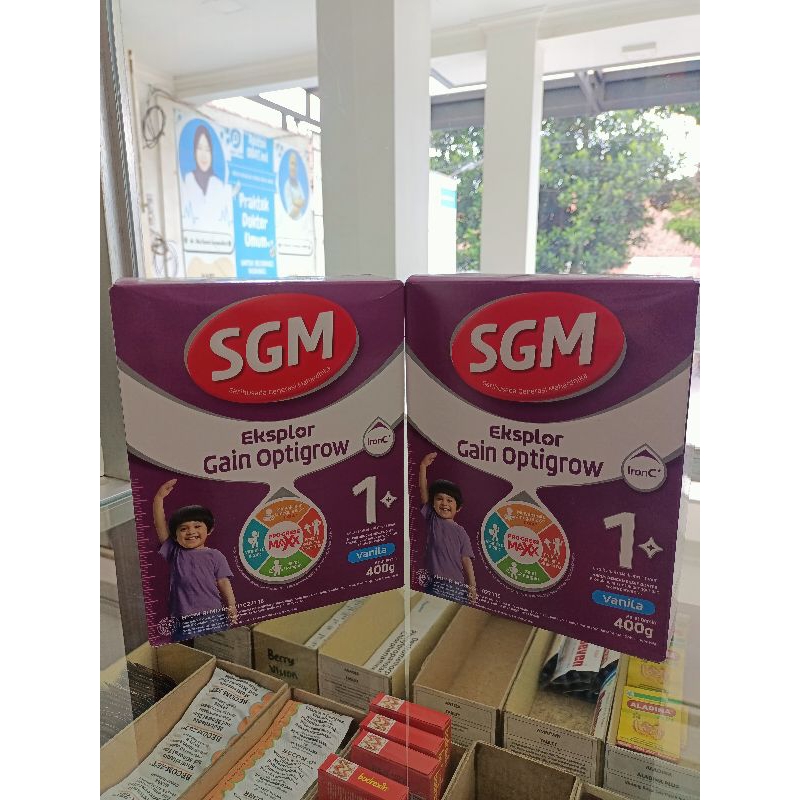 Jual SGM Eksplor Gain Optigrow 1 Vanilla Susu Bubuk 400 g | Shopee ...