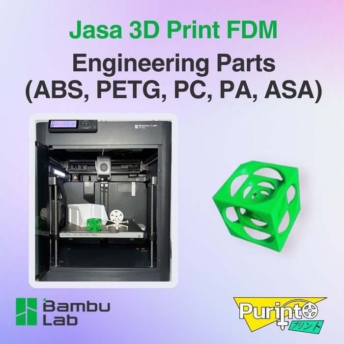 Jual Jasa Print 3D (FDM) Engineering Parts ABS, PETG, PC, ASA (free ...