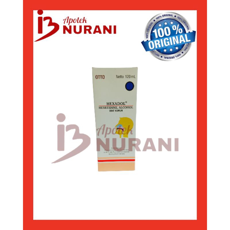 Jual HEXADOL 120ml OBAT KUMUR | Shopee Indonesia