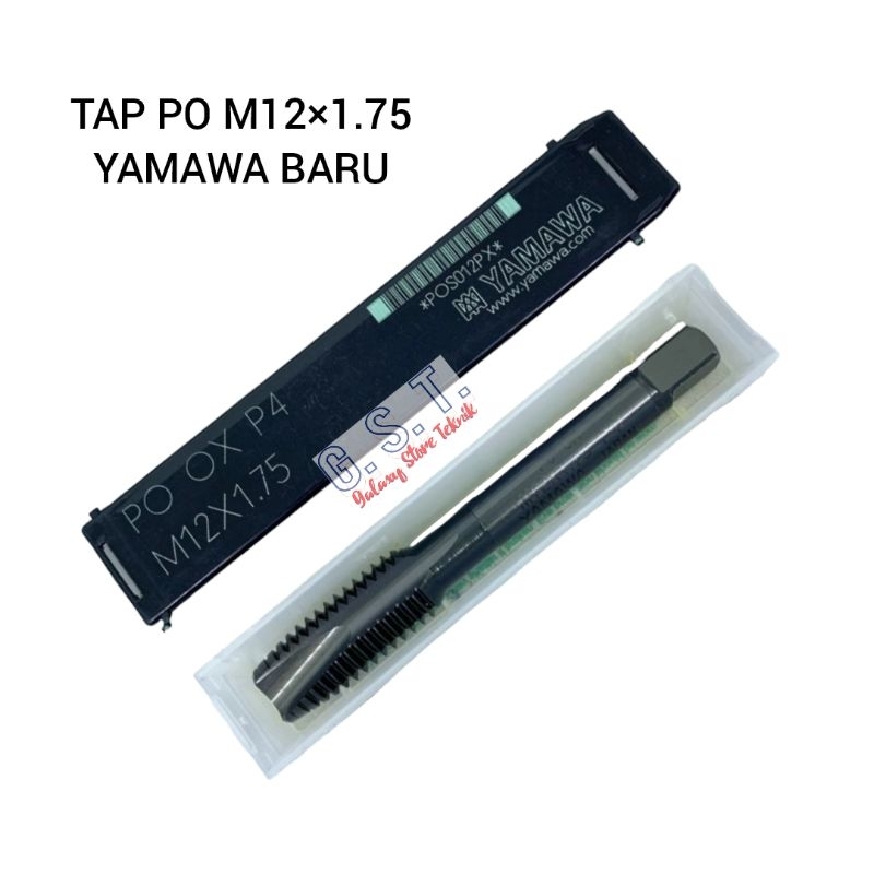 Jual Tap YAMAWA M12 × 1.75 Tap Mesin Tap Lurus M12×1.75 PO OX P4 Yamawa Japan | Shopee Indonesia