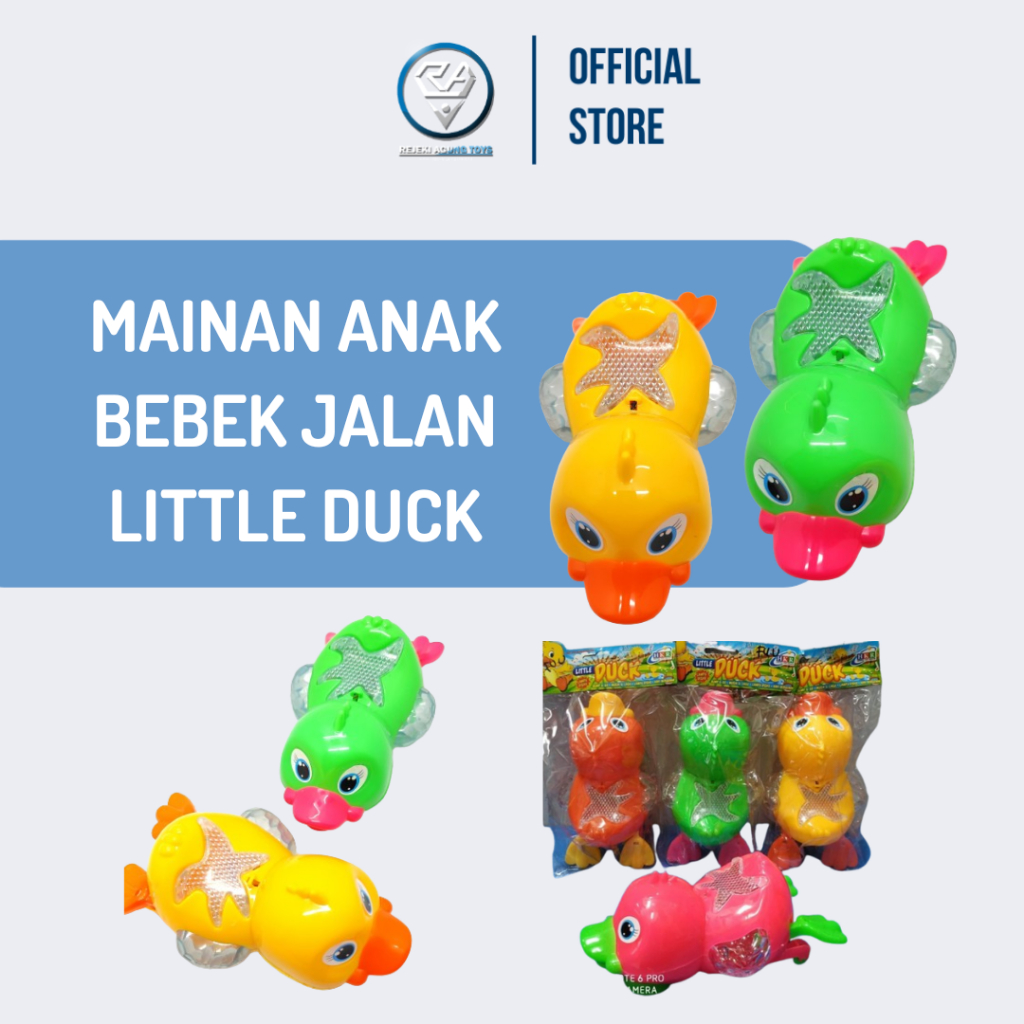 Jual Mainan Anak Little Duck - Bebek Jalan Baterai Ada Musik Lampu ...