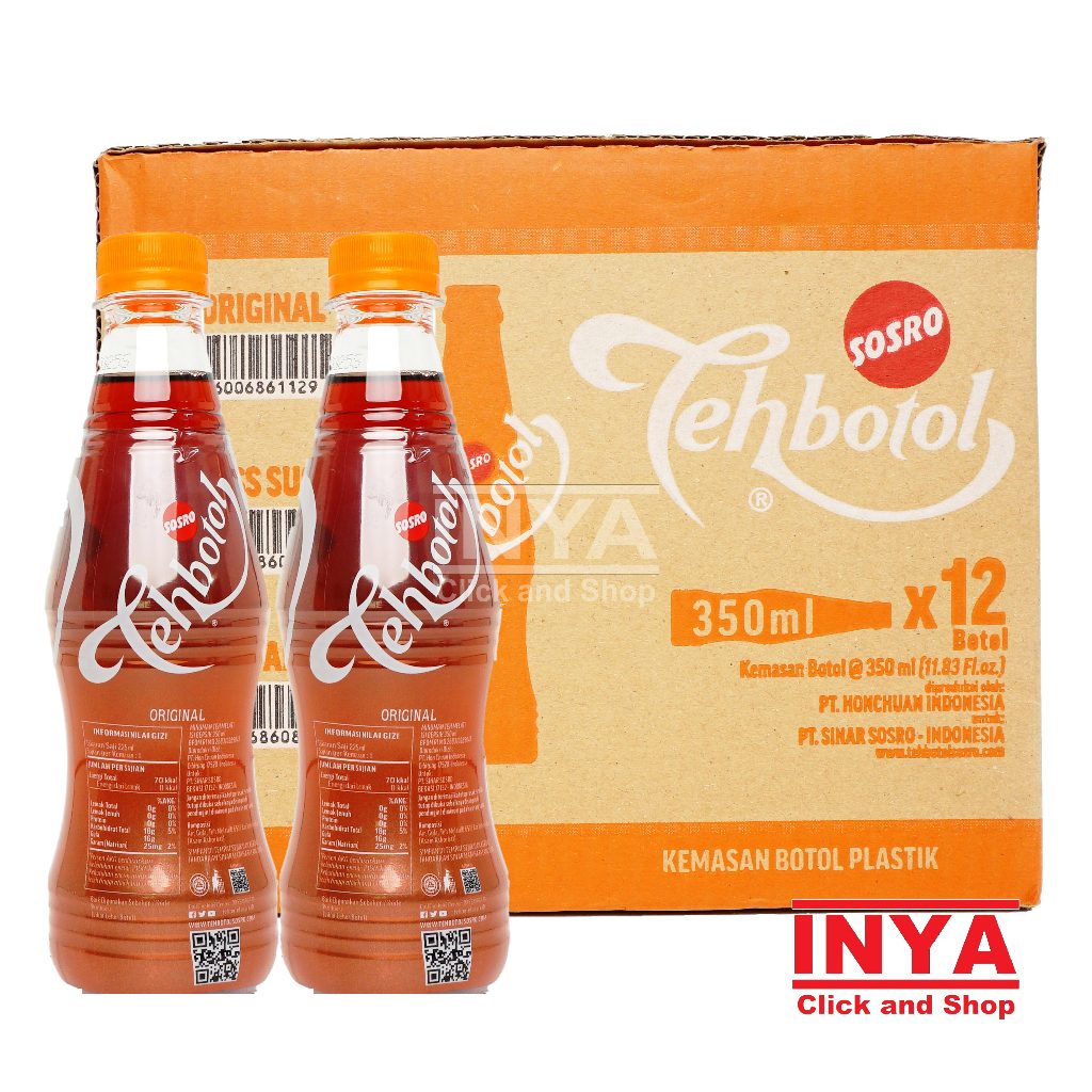 Jual Sosro Teh Botol Original 12x350ml - Minuman Teh - Soft drink ...