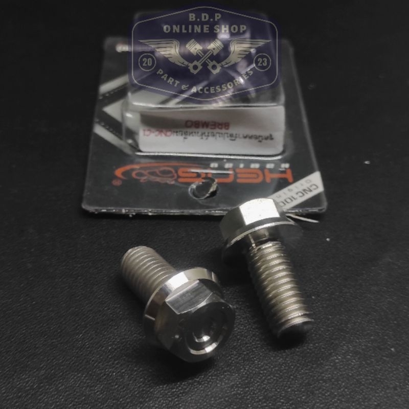 Jual sepasang baut kaliper BREMBO axial 1 pin drat kasar pitch 1,5 baut kaliper brembo 4p ...