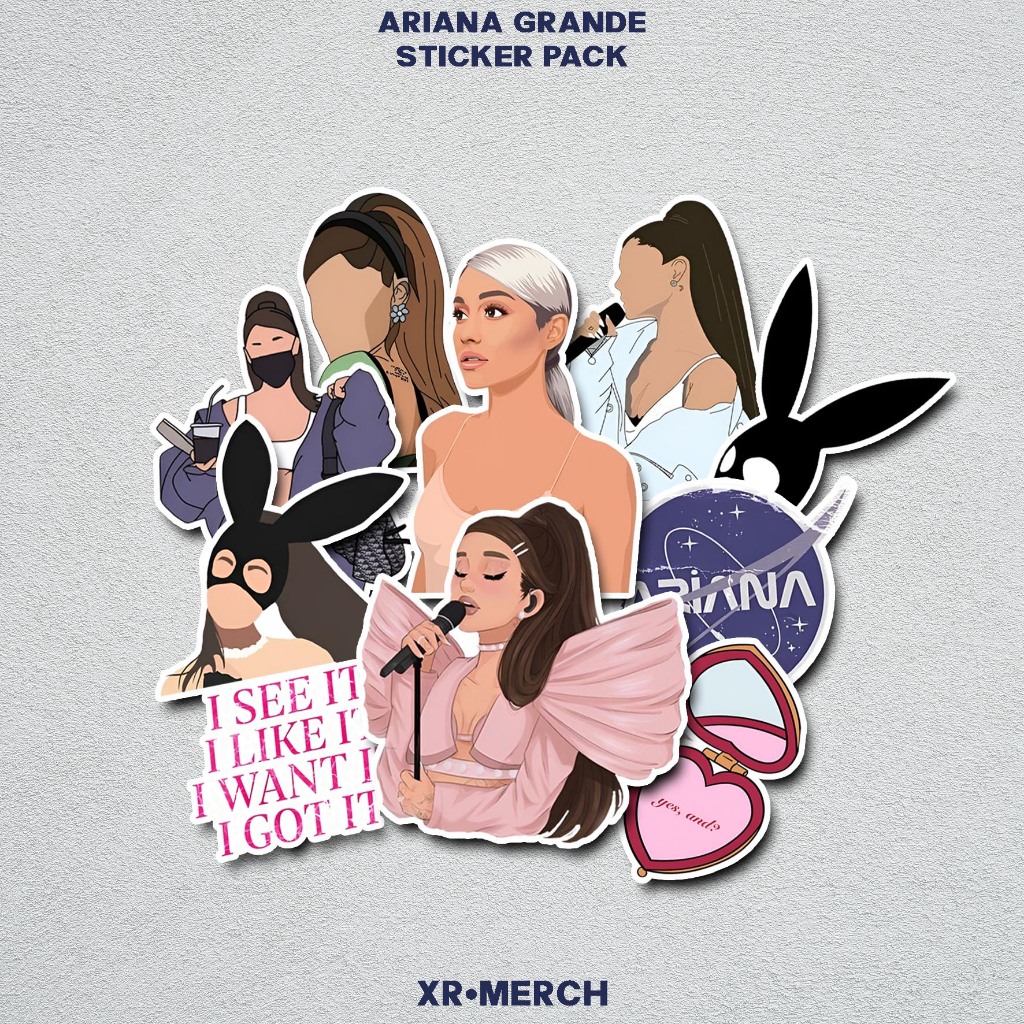 Jual Sticker Aesthetic Ariana Grande Waterproof Anti Air | Stiker ...