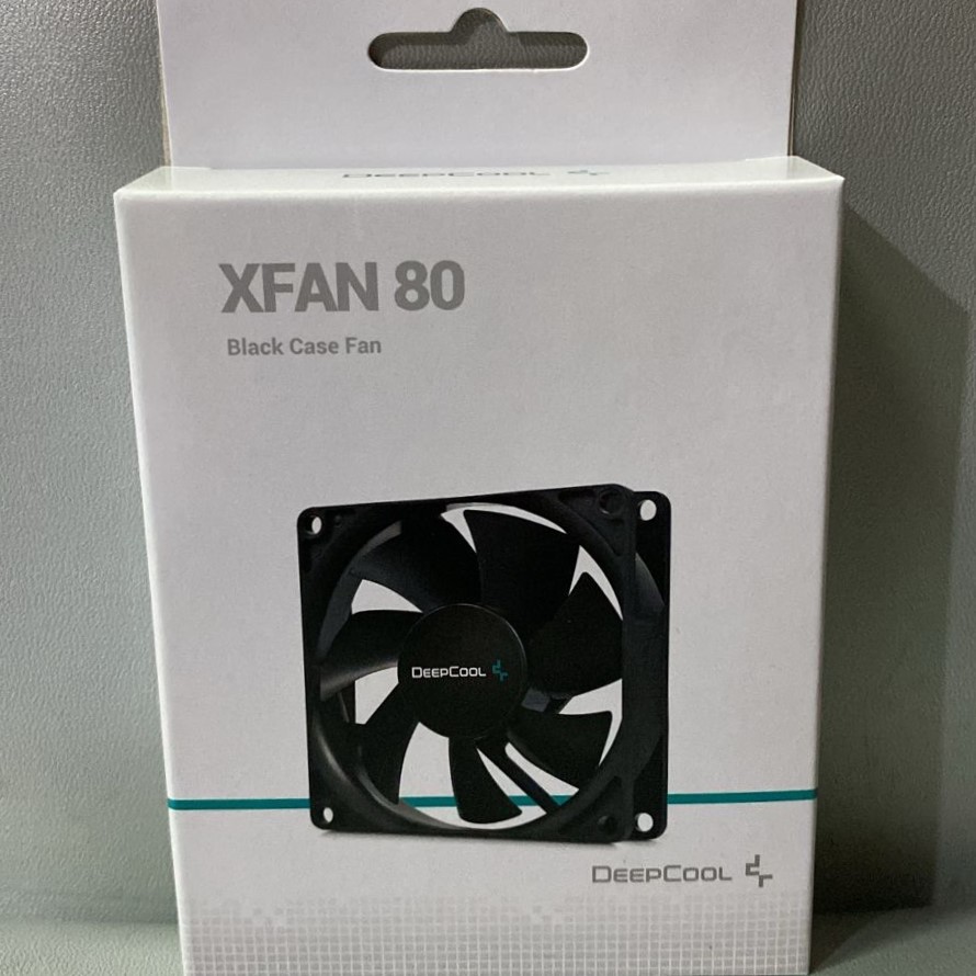 Jual Fan Casing 8 Cm DeepCool XFan 80 Black Case Fan CPU Komputer 80 Mm ...