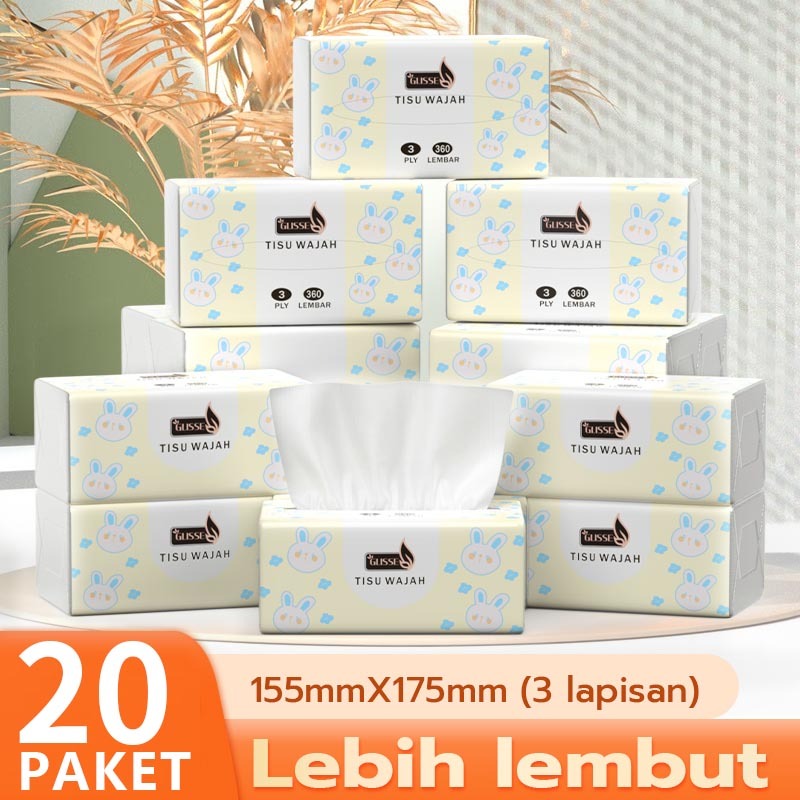 Jual Pocket Dragon Glisse Tissue 360 Lembar Tissue Wajah Tebal Tiga ...