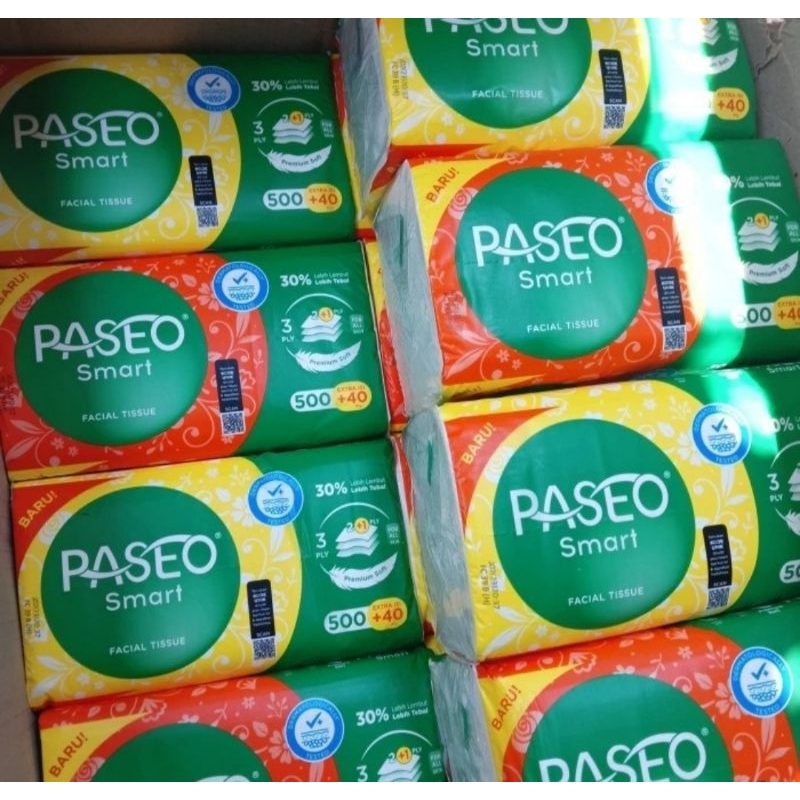Jual Paseo 250 Sheets 3 ply / 540 Sheets Facial Tisu Tissue | Shopee Indonesia