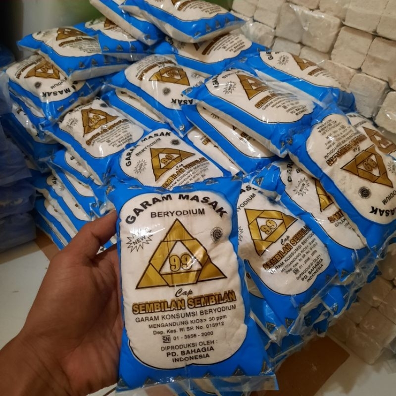 Jual Garam Masak Beryodium / Garam 500gr ISI 20 PCS | Shopee Indonesia