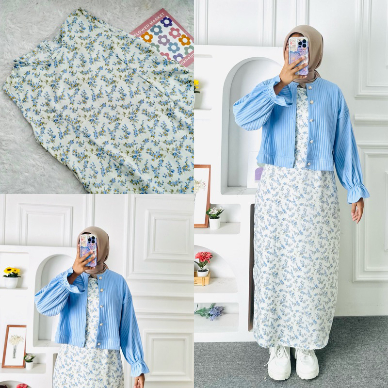 Jual BEFAST - ZFS LONG INNER DRESS NINA KOREAN DAILY STYLE / DRESS ...