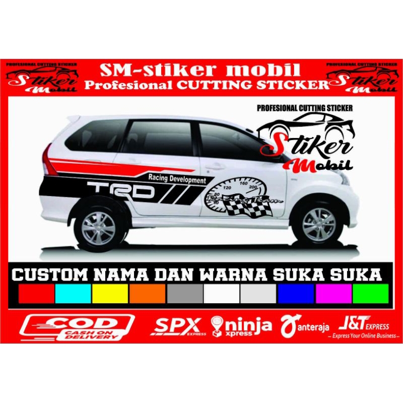 Jual stiker mobil variasi keren stiker mobil avanza xenia innova veloz ...