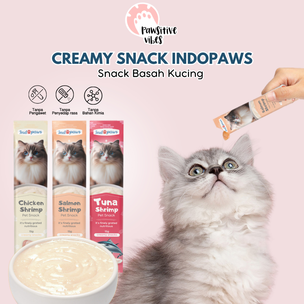 Jual Snack Creamy Kucing 15gr - Snack Makanan Basah Kucing - Creamy ...
